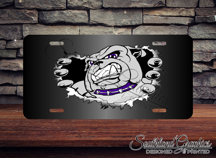 Bulldog Licenses Plates – Southland Graphics